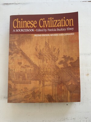 Chinese Civilization: A Sourcebook, 2nd Ed, 9780029087527| eBay