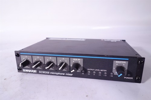Shure SCM268 4 Channel Microphone Mixer - Black | eBay