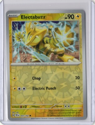 Electabuzz 053/162 Reverse Holo Pokemon TCG Scarlet & Violet Temporal Forces | eBay