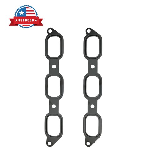 2x Intake Manifold Gasket Black for 14-18 Land Rover Range Rover Sport ...
