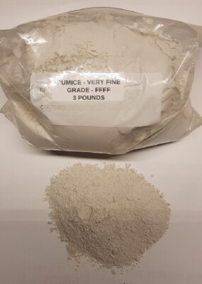 Pumice, 3 Pounds of Rated 4F, fine Powder, for soap making and ...