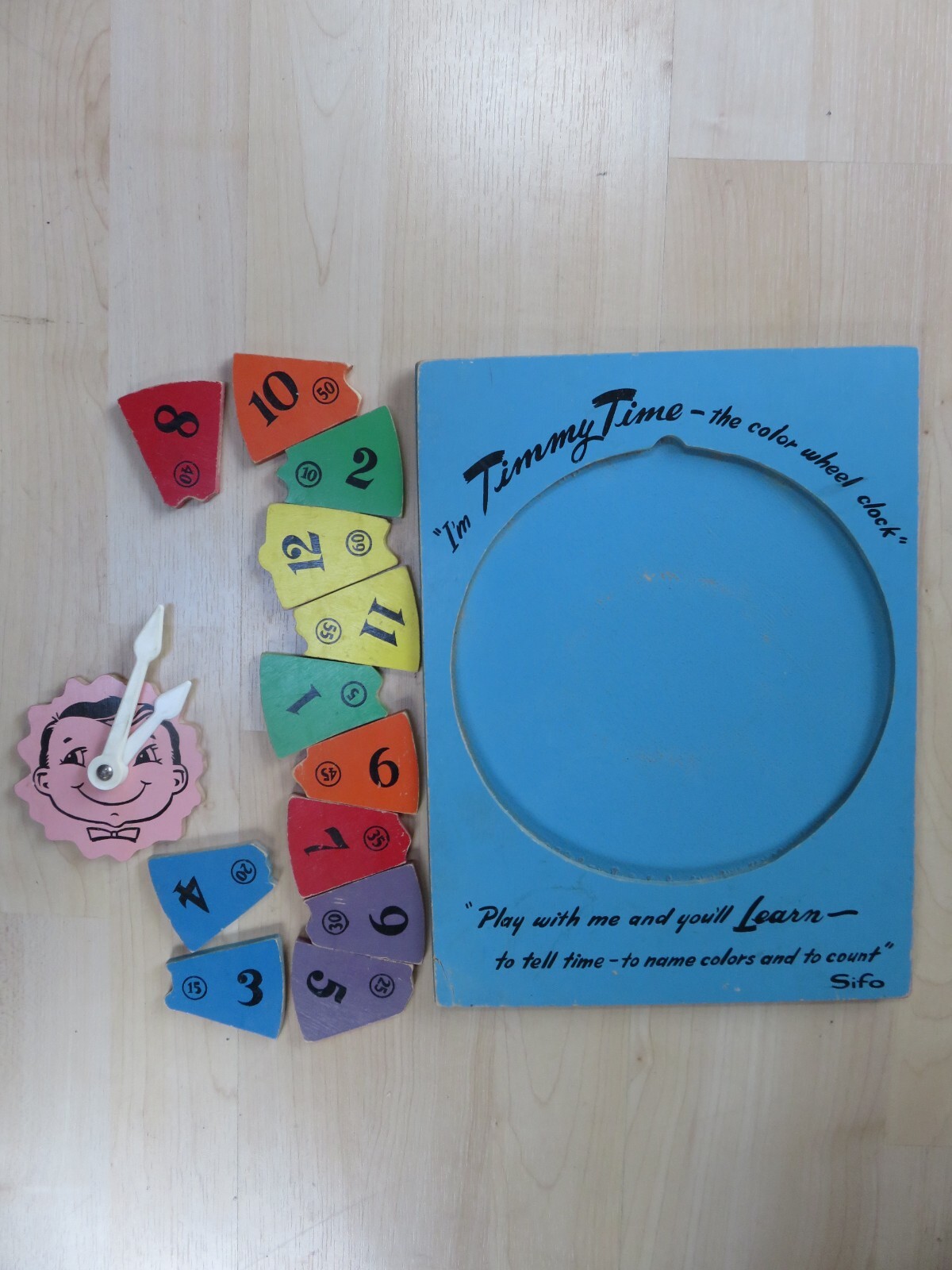 Timmy Time Color Wheel Clock | eBay