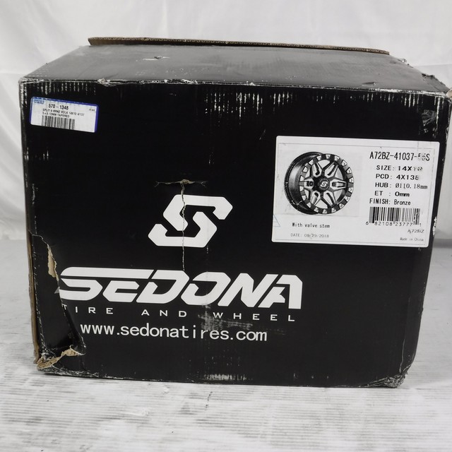 Sedona - A72BZ-41037-55S - Split Six Beadlock Wheel, 14x10 - 5+5 Offset ...