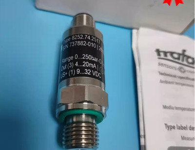 1pcs NEW Trafag pressure sensor transmitter 8252.74.2517 0-250bar 4 ...