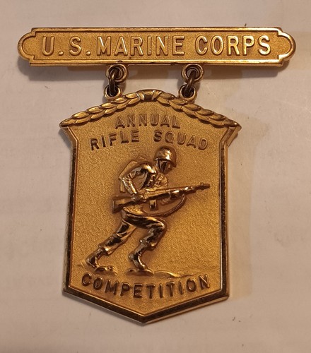 1/10th 10k USMC RIFLE SQUAD COMPETITION MEDAL | eBay