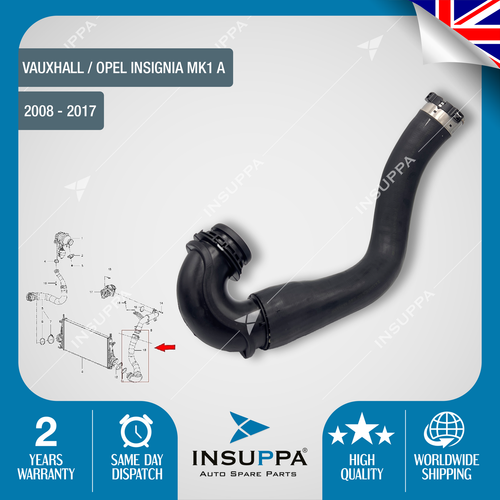 Intercooler Turbo Outlet Hose Pipe For Vauxhall Insignia Mk1 A (08-17 ...