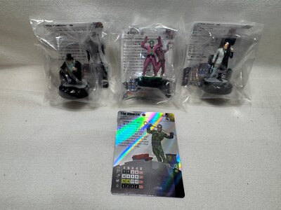 Heroclix Gotham Villain LE Set: Joker, Penguin, Two-Face & Riddler Team ...