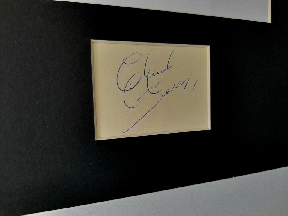 CHUCK BERRY signed AUTOGRAPH photo display | eBay