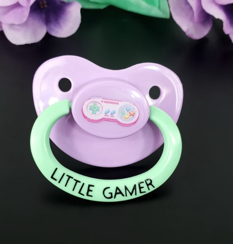 Adult Pacifier - ABDL Accessories - Little Gamer Adult Binky | eBay