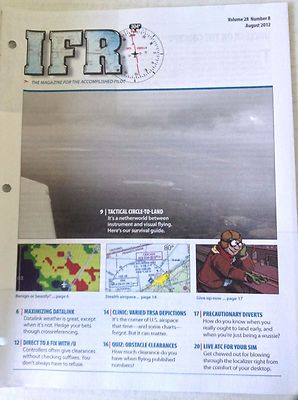IFR Magazine Tactical Circle To Land August 2012 081617nonrh3 | eBay