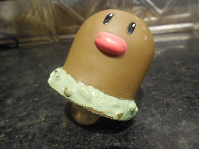 Vintage 1999 POKEMON Nintendo DIGLETT Spinner Top Figure Burger King ...