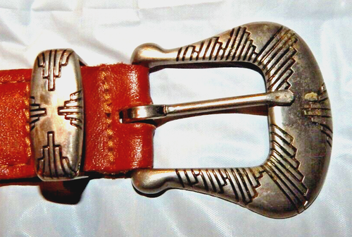 Braided Genuine Leather Belt Made In Mexico Southwest Style Buckle Sz ...