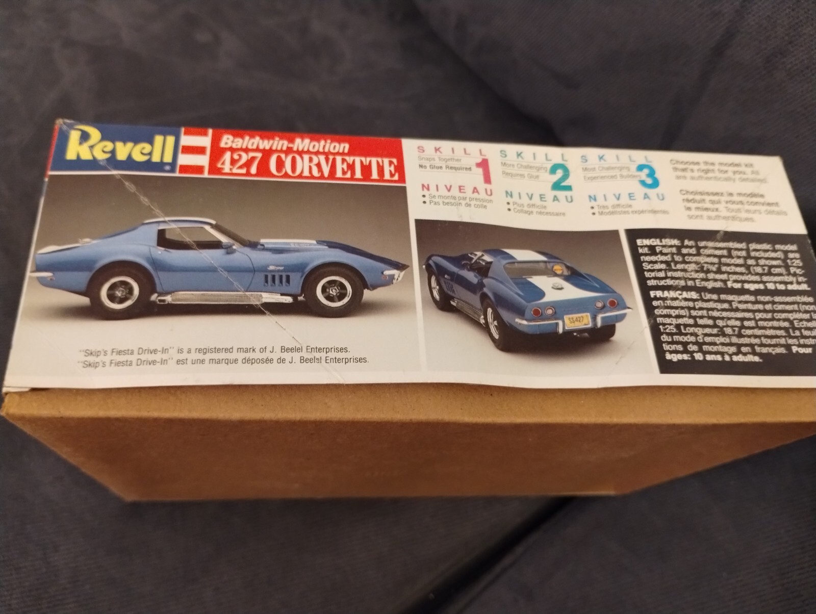 Vintage 1991 Revell 1969 Chevrolet Baldwin Motion Corvette Model Kit | eBay