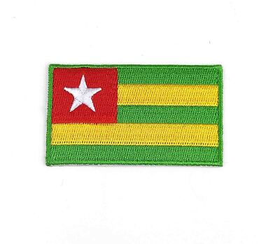 togo country flag embroidered iron on patch 3160 | eBay