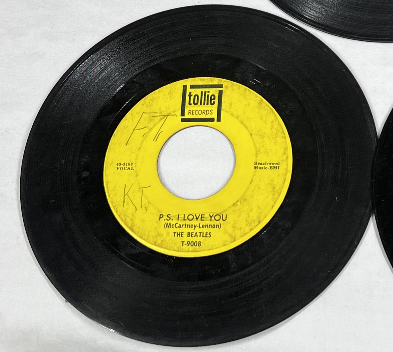 Beatles Lot of 3 Vintage Vinyl 7” Records 45 RPM Singles PS I Love You ...