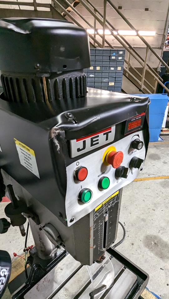 JET 20" Drill & Tap Press JDP-20EVST-230 3MT, 230V 1PH 354225 Scratch ...