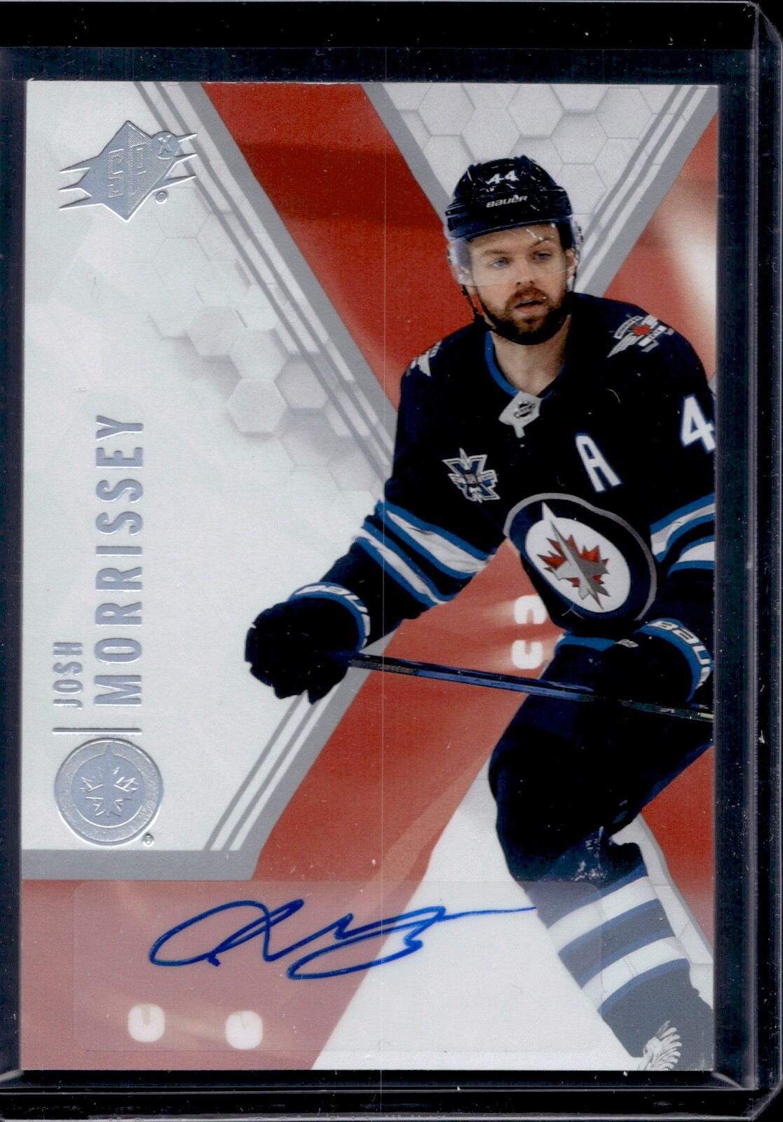 2021-22 Upper Deck SPX Hockey Josh Morrissey JETS #45 Autograph | eBay