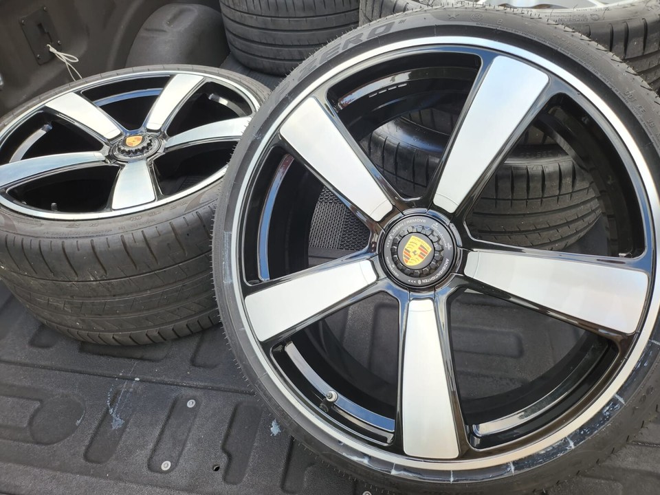 21" PORSCHE 911 WHEELS TIRES TPMS 992 991 5x130 | eBay