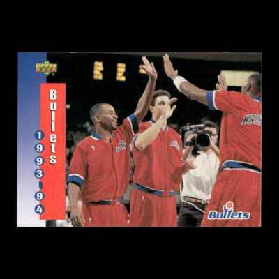 Washington Bullets 1993-94 Upper Deck Washington Bullets #236 R328G 53 ...