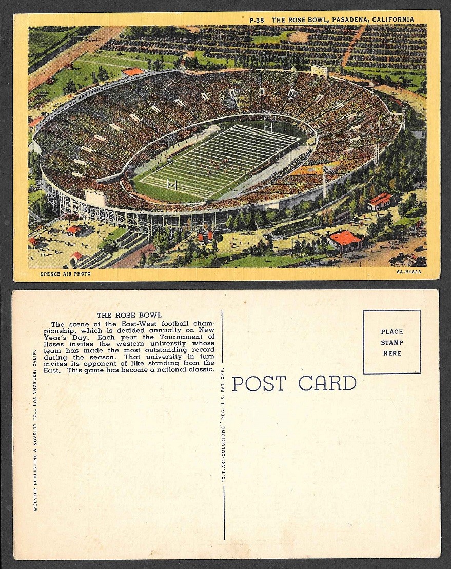 Detailed Rose Bowl Pasadena Stadium Map