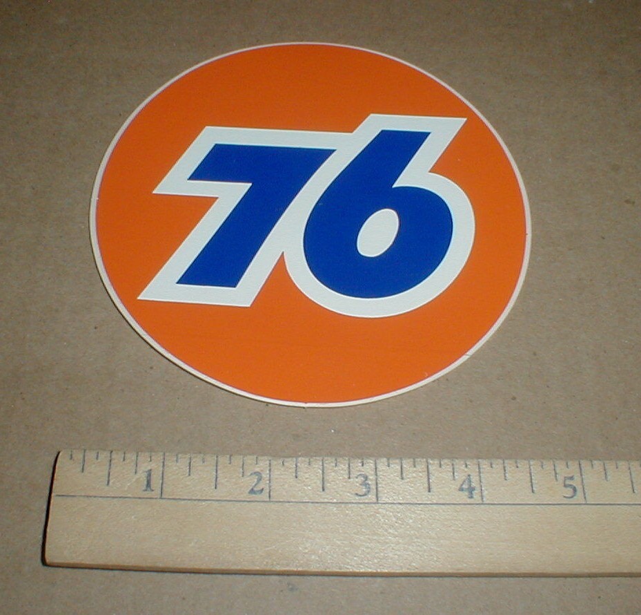 Unocal Union 76 Service Station pump Gasoline Oil NOS racing decal ...