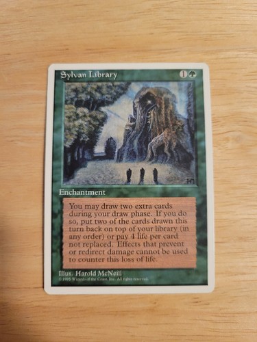 Sylvan Library Fourth Edition Regular Magic the Gathering | eBay