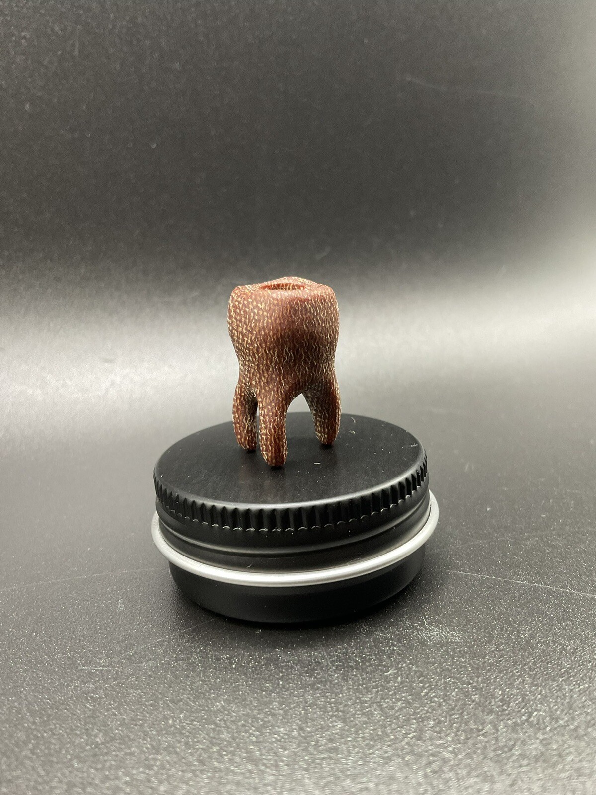 N2DWLD Tan Micarta 3-Root Toof Bead Everyday Carry EDC Zipper Pull ...