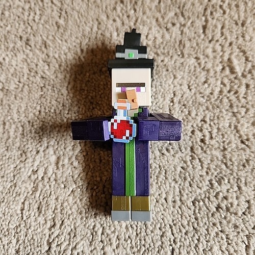 Minecraft 4" Witch Figure Character Poison Mojang Matte Craft A Block ...