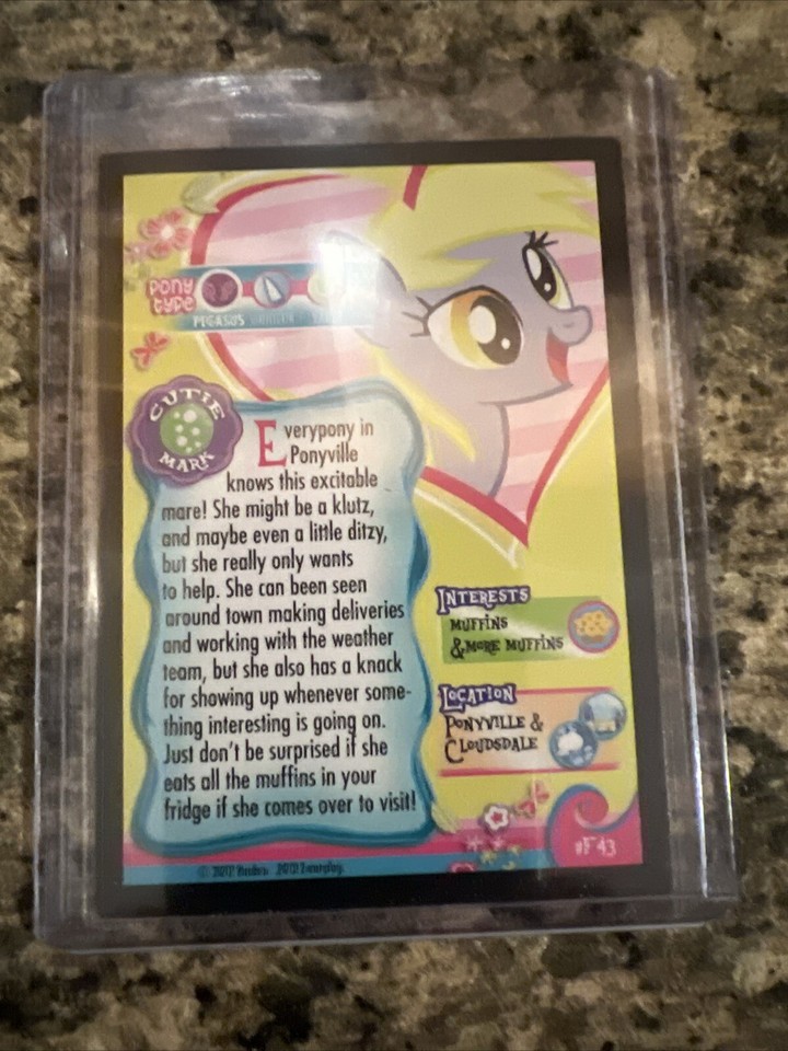 My Little Pony Trading Card Series 1 Foil Card #F43 Derpy Rare!!! | eBay