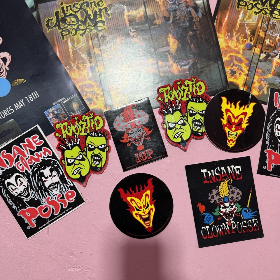 Insane Clown Posse ICP CD lot Stickers Magazines CDs Posters | eBay