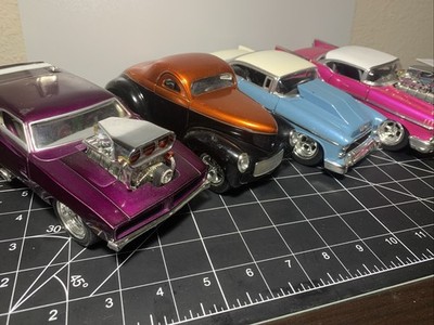 Funline Muscle Machines 1:24 Scale Diecast Car Hot Rod Lot - 4 Cars ...