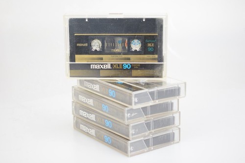 5x Maxell XL II 90 High Position Chrome Cassette Audio - Used, clean ...