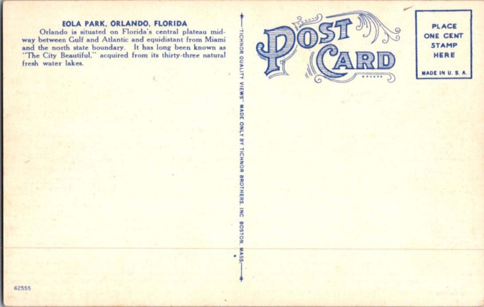 Orlando Florida FL : PARK SCENE j/02 BF1830 | eBay