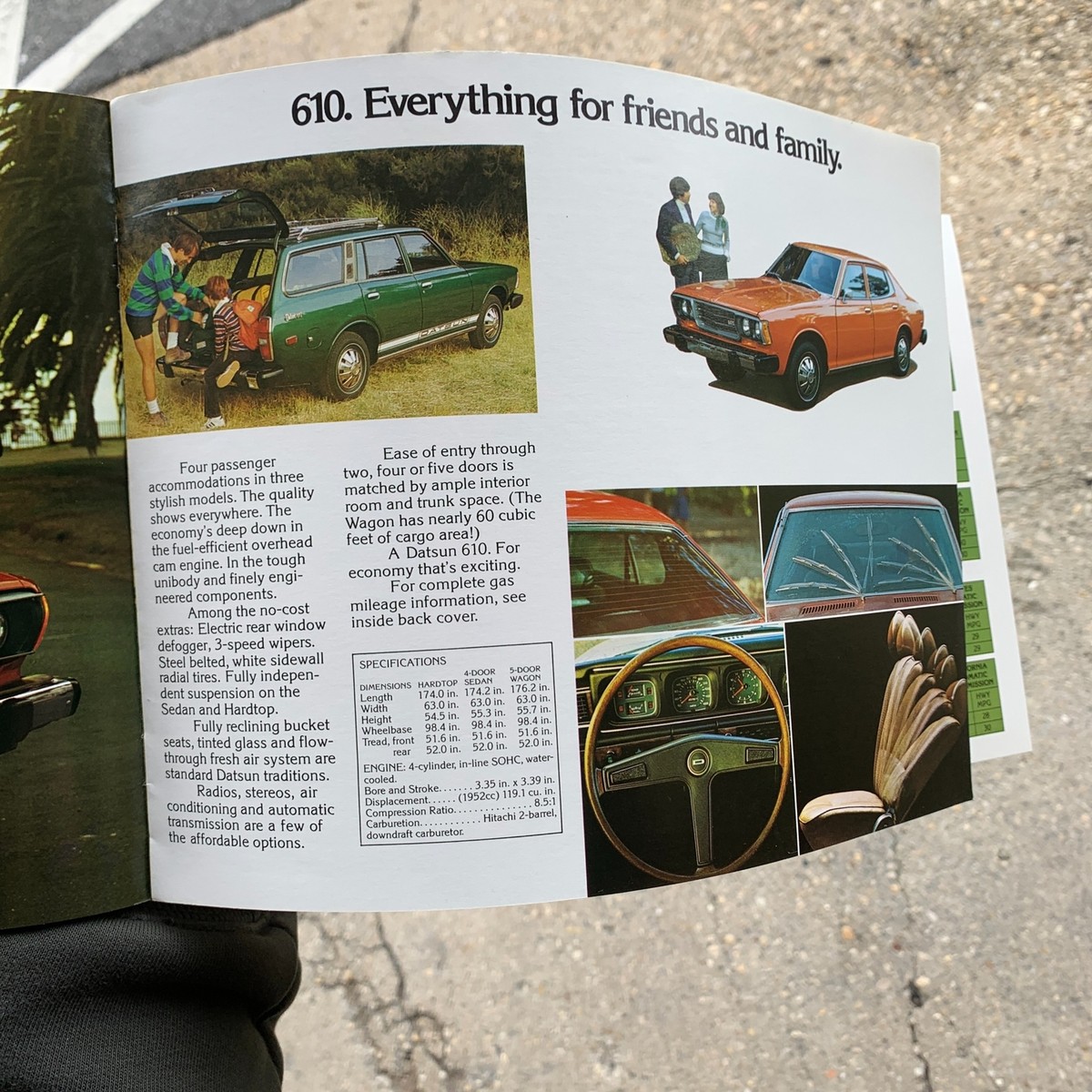 Original 1976 DATSUN Sales Brochure 280-Z 610 710 B-210 Full Original 1976 DATSUN Sales Brochure 280-Z 610 710 B-210 Full