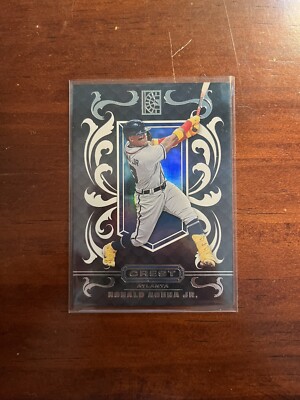 2022 Panini Capstone Crest Ronald Acuna #C-2 Atlanta Braves | eBay