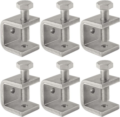 6Pcs Mini C Clamps 304 Stainless Steel C-Clamp 0.8 Inch Tiger Clamp ...