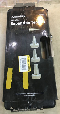 Apollo PEX-A Expansion Tool Kit with 1/2", 3/4" and 1" Expander Heads ...