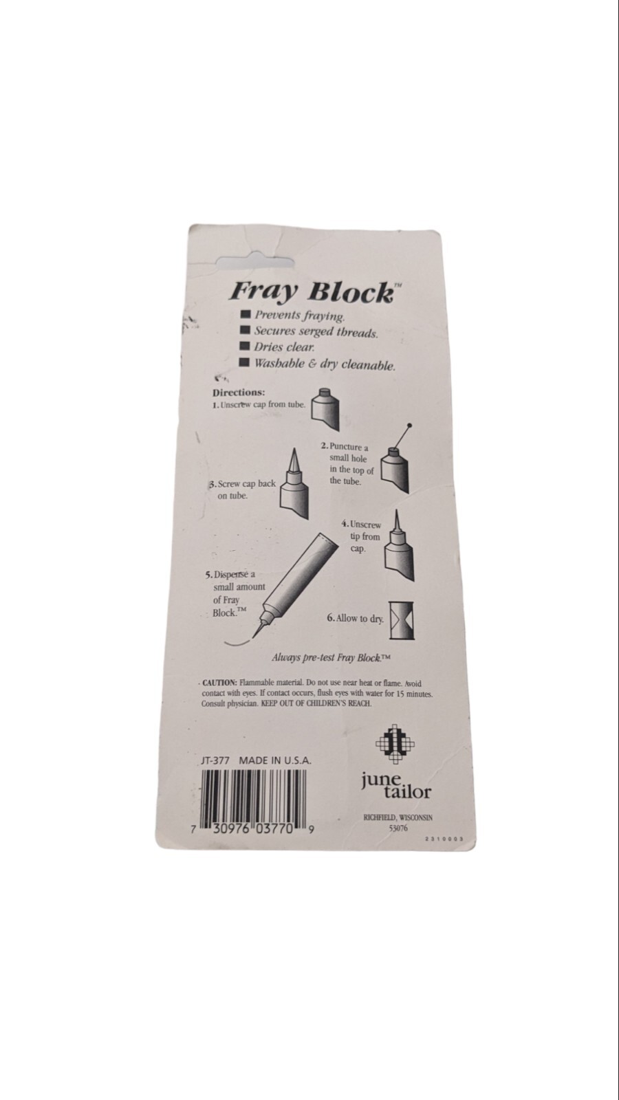 June Tailor JT377 Fray Block 1.5oz for sale online | eBay