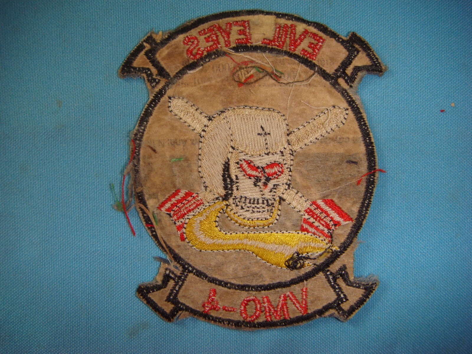 PATCH USMC MARINE OBSERVATION SQ VMO-4 EVIL EYES | eBay