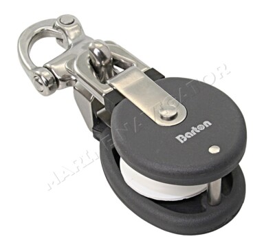 BARTON Snatch Block with Snap Shackle Stainless Steel BRL 1100Kg | eBay