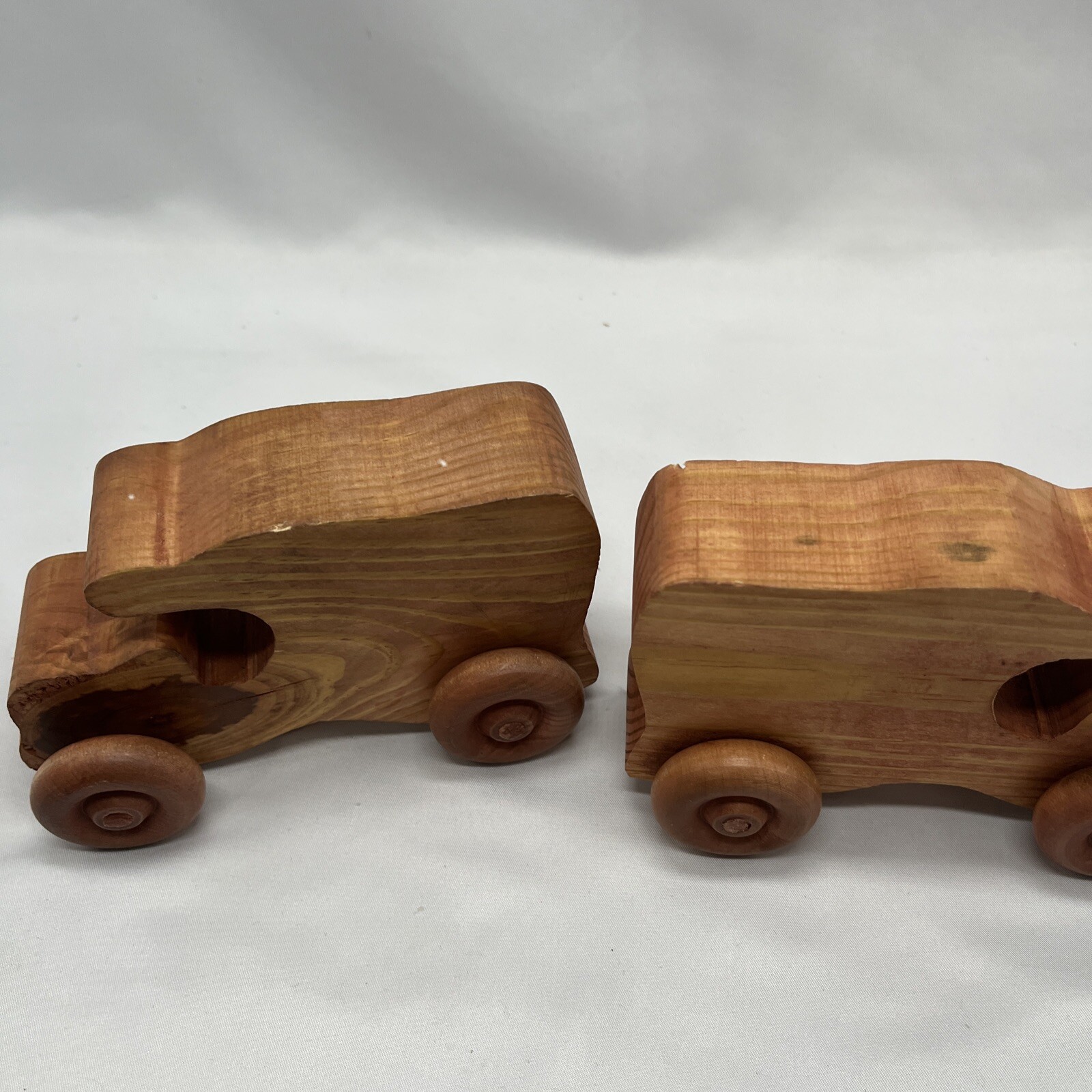 Handmade Wood Toy Cars, Push-Pull Cars, And Airplanes Set Of 4 | eBay