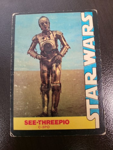 1977 Wonder Bread Star Wars See-Threepio C3PO Card #7 | eBay