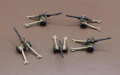 GHQ Models Micro Armour 1/285 WWII Guns x 5 (JF179) | eBay UK