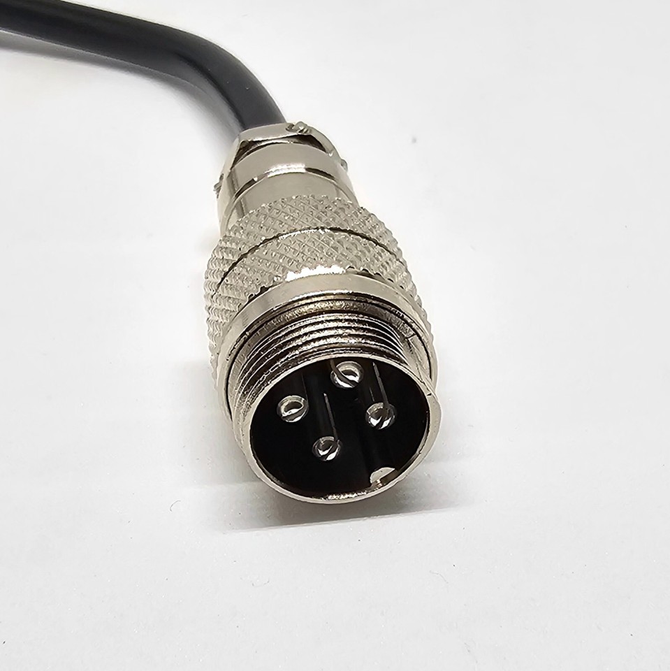 4-Pin ASTATIC/COBRA MIC to 1/4"TRS SILTRONIX 1011D TRX Adapter HS-14Z ...