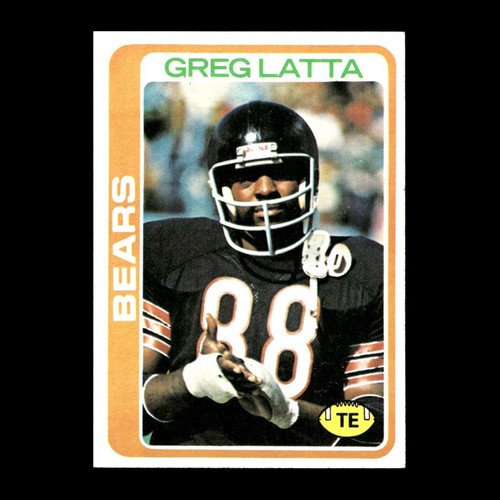 Greg Latta 1978 Topps Chicago Bears #112 R308E 1 | eBay