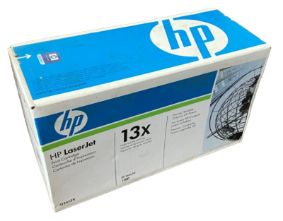 New HP 13x Black Toner Print Cartridge for HP LaserJet 1300, Sealed ...