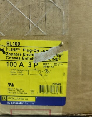 SQUARE D SL100AMP SUB FEED LUG I-LINE | eBay