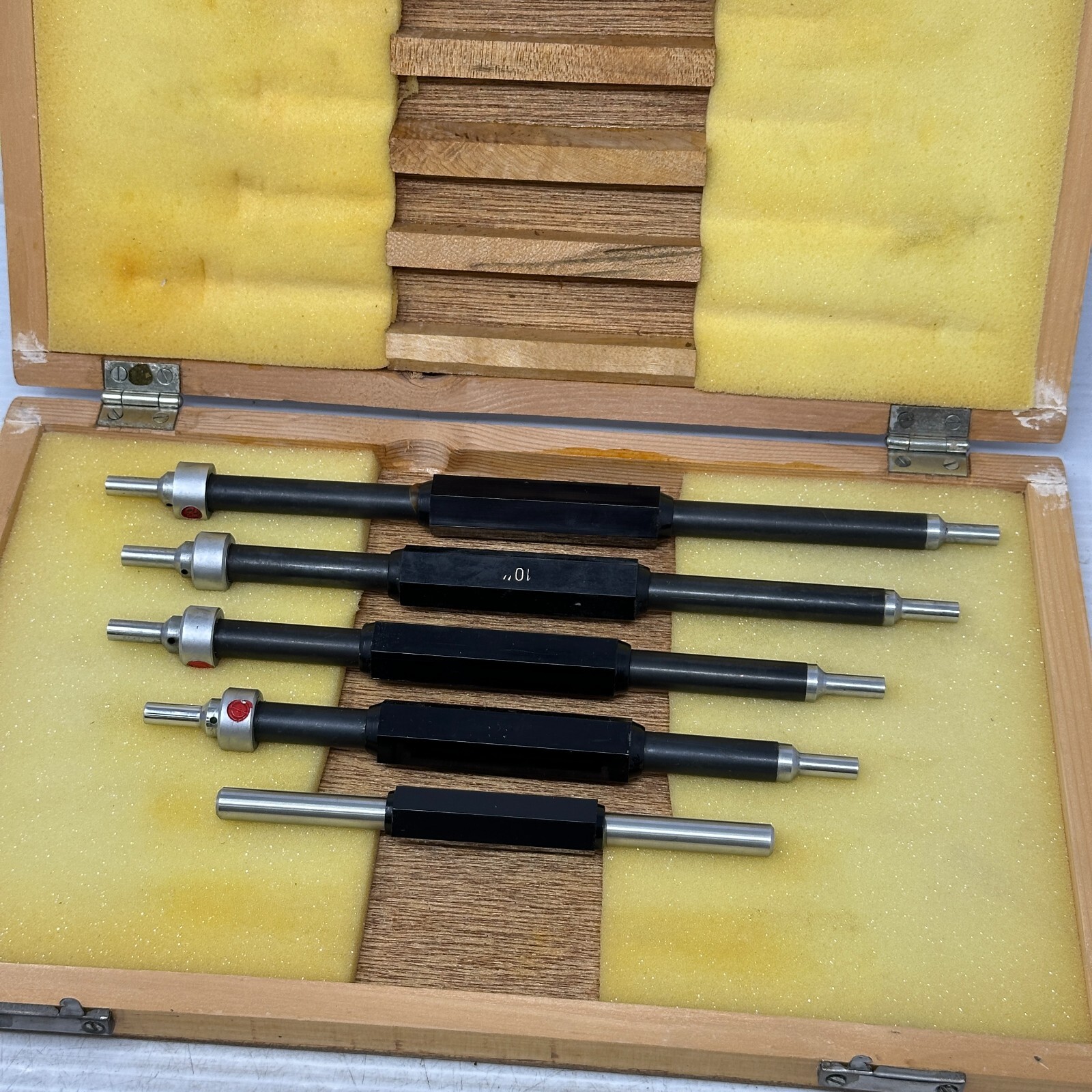 Micrometer Calibration Set 6" 8" 9" 10" 11" with Wooden Case | eBay