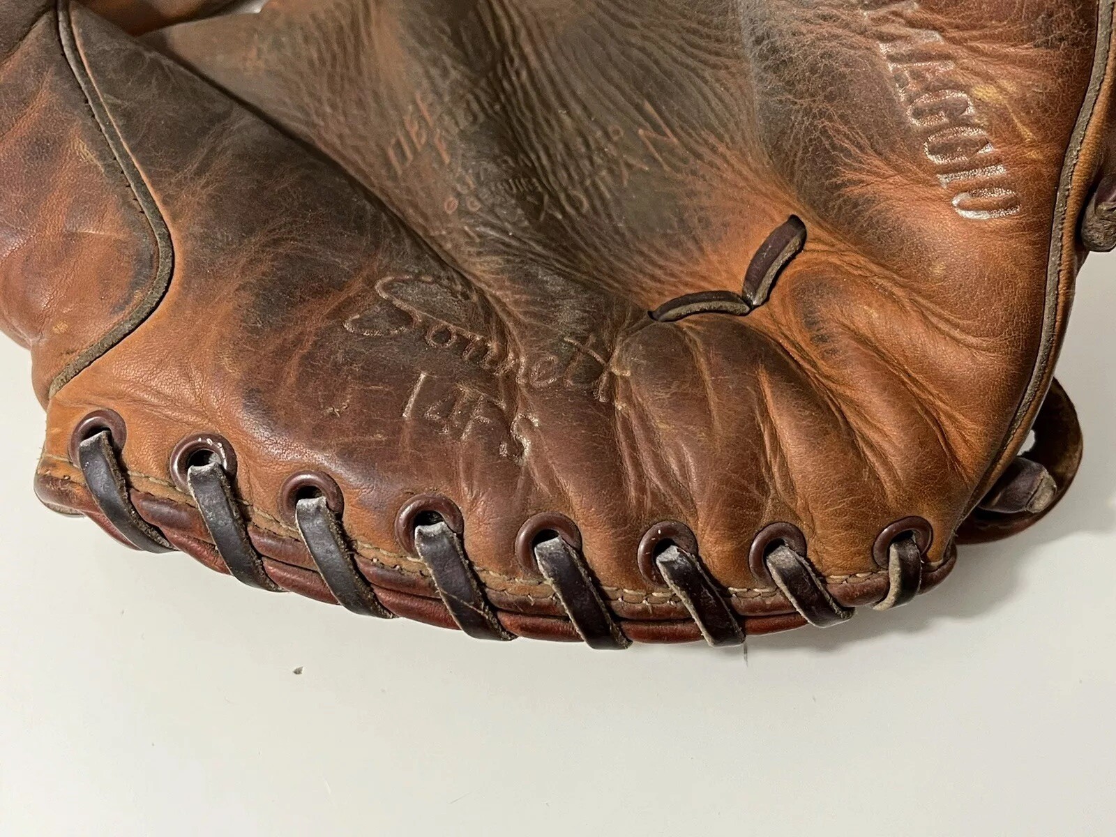 Dom Dimaggio Sonnet 14FS Very Rare Vintage Leather Baseball Glove Mitt | eBay