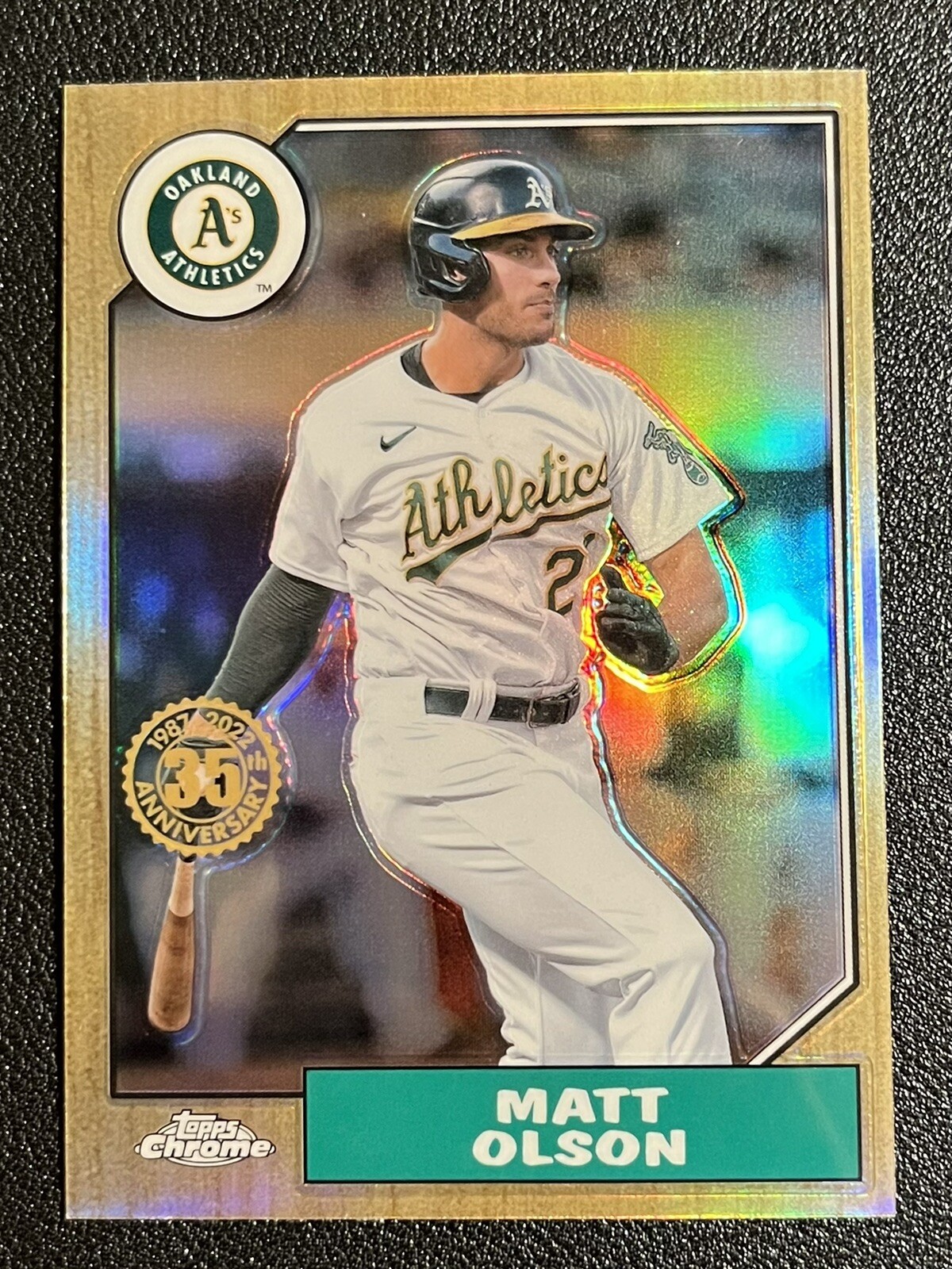 2022 Topps Chrome - MATT OLSON - 35th Anniversary Refractor #87BC-15 HR ...